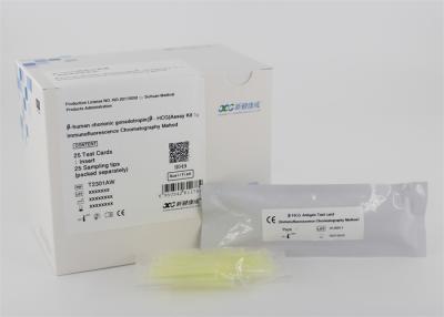 Cina Prova rapida corionica Beta-umana Kit Early Pregnancy Detection della gonadotropina HCG in vendita