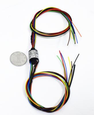 中国 360°連続的な回転弱い流れを通過するミニチュア スリップ リング コネクター 販売のため