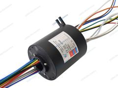 Through Hole Slip Ring with Inner Bore 25mm and optional Electric Power