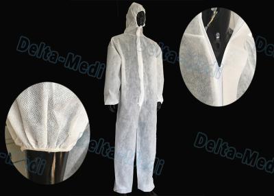 Cina Microporous Waterproof Medical Protective Coveralls SMMMS / SSMMS Non Woven in vendita