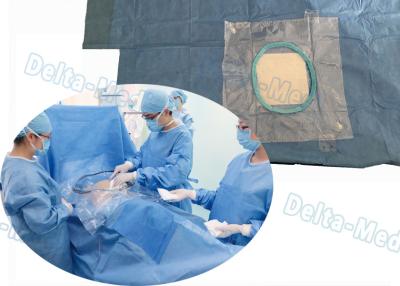 Cina I pacchetti chirurgici eliminabili della laparotomia di forma di SMMS T hanno integrato il sacchetto di raccolta fluido in vendita