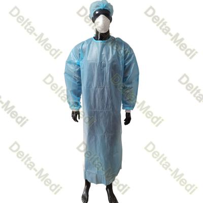 China Os PP revestiram o nível descartável 3 do nível 2 AAMI dos vestidos AAMI do isolamento do filme do PE à venda