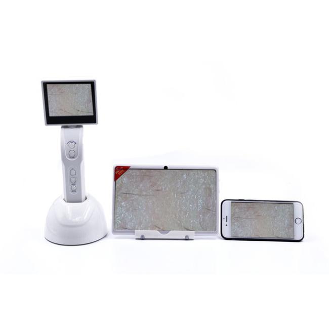 Probador inalámbrico del cuero cabelludo y del pelo del analizador de la piel de Wifi del PDA con la pantalla de 3,5 pulgadas