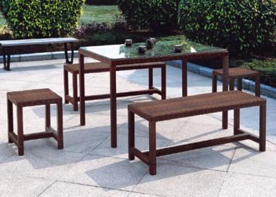 Cina Anti Coffe UV un patio Antivari di 5 pezzi ha messo i mobili da giardino di effetto del rattan in vendita
