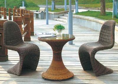 Cina Il rattan unico Antivari del PE ha messo/mobilia all'aperto o dell'interno del caffè in vendita