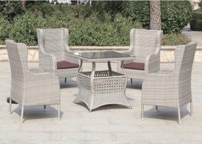 Cina Tabella moderna dell'hotel della mobilia all'aperto elegante del rattan e sedie di vimini in vendita