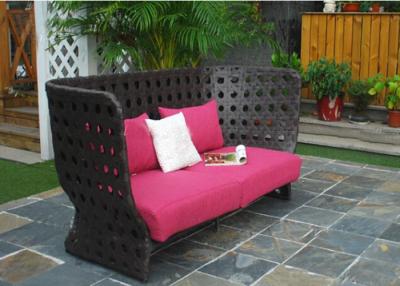 Cina Mobilia all'aperto/dell'interno di livello della parte posteriore del PE del sofà vuoto del rattan del cortile in vendita