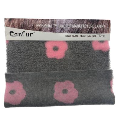Китай Ткань из трикотажной шерпы Jacquard на заказ продается