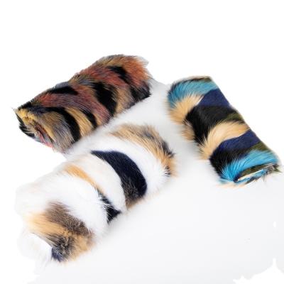 Cina Tessuti di pelliccia artificiale Jacquard multicolore per abbigliamento di bellezza sexy e abbigliamento invernale in vendita
