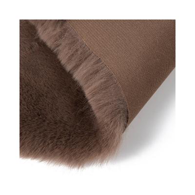 China Maciço Confortável Luxo Pile Longo Falso Coelho Falso Pele Mink Shag Tecido para Chapeuzinho Vermelho à venda