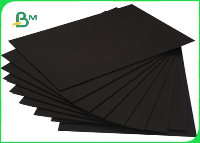 black cardboard