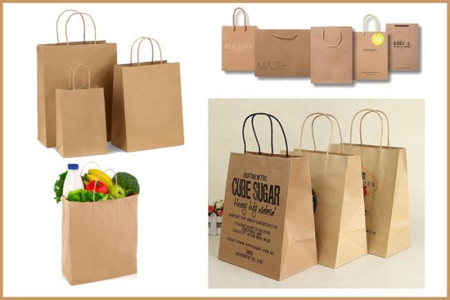 90gsm Brown Kraft Paper For Shopping Bag Tear resistant 70cm 100cm Roll