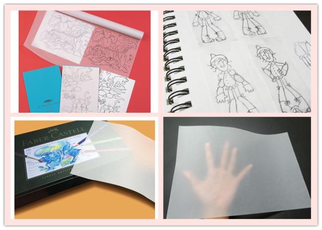 Translucent White 73gsm 83gsm Tracing Paper Sheets For Printing Translucent White 73gsm 83gsm Tracing Paper Sheets For Printing