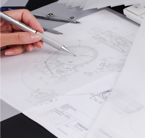 Papel de trazado translúcido blanco del tamaño de A3 A4 50gram para el diseño de ingeniería Papel de trazado translúcido blanco del tamaño de A3 A4 50gram para el diseño de ingeniería