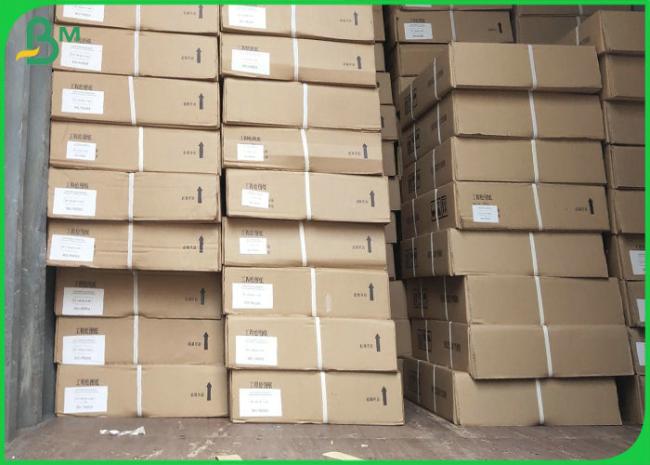 Trazador que imprime el rollo blanco 24inch * 150 pies del papel que traza de 80GSM cad Trazador que imprime el rollo blanco 24inch * 150 pies del papel que traza de 80GSM cad