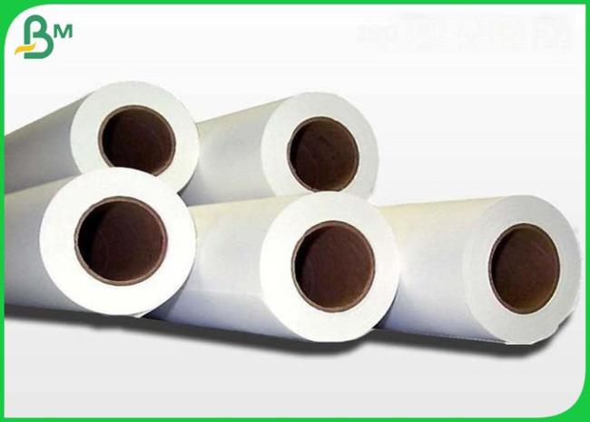 rollo del papel de trazador de 80gsm 120gsm ningún residuo adhesivo para la impresión del cad rollo del papel de trazador de 80gsm 120gsm ningún residuo adhesivo para la impresión del cad