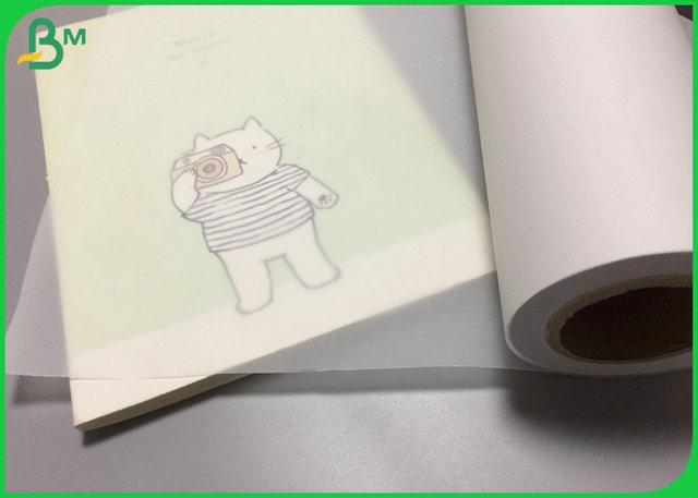 1100mmロールが付いている2inch中心93gsm 105gsm 115gsmの滑らかなトレーシング ペーパー 1100mmロールが付いている2inch中心93gsm 105gsm 115gsmの滑らかなトレーシング ペーパー