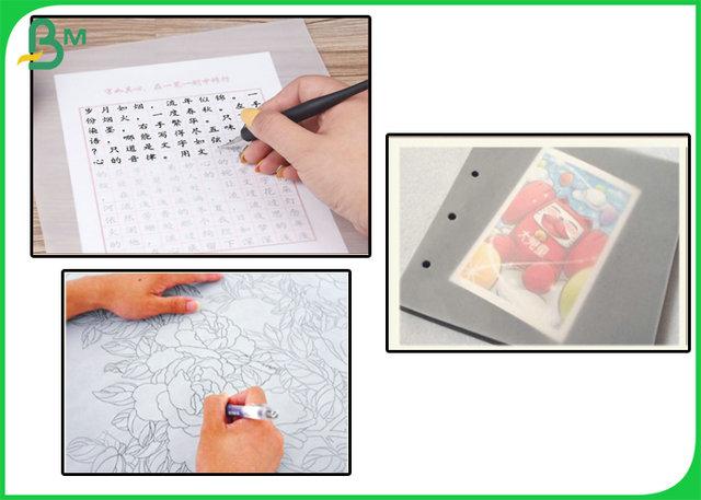 1100mmロールが付いている2inch中心93gsm 105gsm 115gsmの滑らかなトレーシング ペーパー 1100mmロールが付いている2inch中心93gsm 105gsm 115gsmの滑らかなトレーシング ペーパー