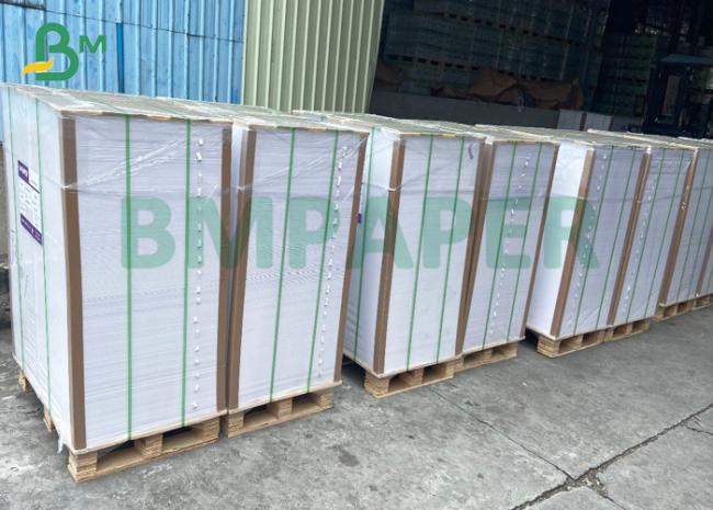 Double-sided white cardboard