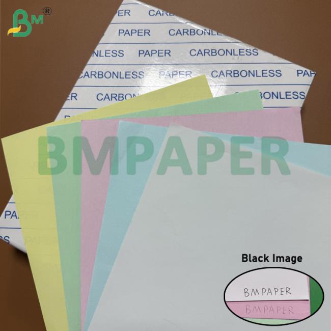 80gsm NCR Carbonless Paper in legal size showing multiple colors