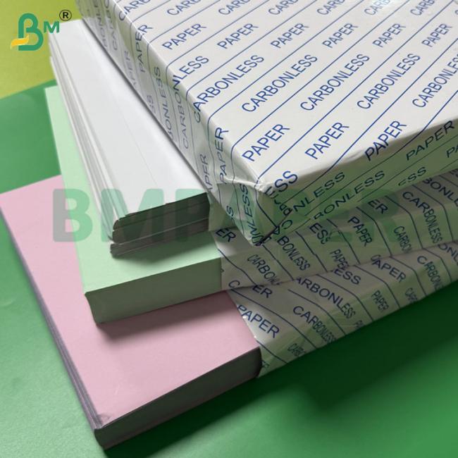 Close-up view of NCR Carbonless Paper sheets