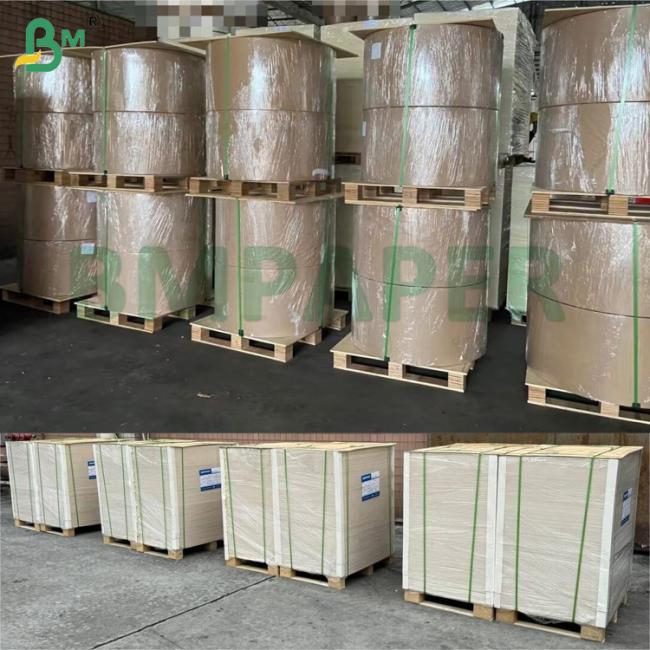 300g C2S Glossy Coated Digital Printing Paper roll sample