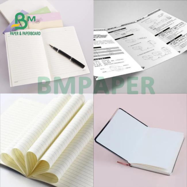 50gsm 53gsm 6gsm Small flexibility Uncoated Text Paper for NoteBook 50gsm 53gsm 6gsm Small flexibility Uncoated Text Paper for NoteBook