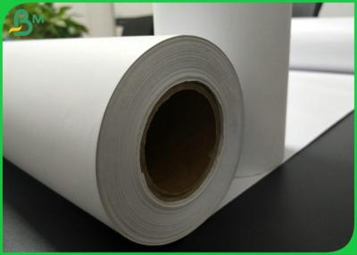 China 2 Inch 3 Inch Core Uncoated CAD Plotter Paper Roll For Engineering Design for sale