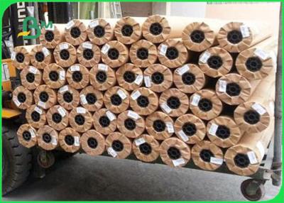 China papel de la marca 60gsm/papel del modelo blanco brillante de la anchura de 48 pulgadas en venta