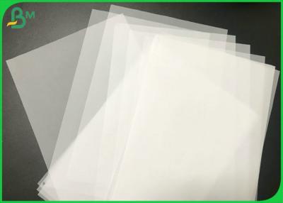 Cina Tracciatore bianco naturale della carta da ricalco 50gram 63gram che stampa Rolls 620mm * 80M in vendita