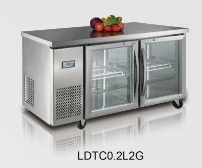 Cina Banco refrigerato professionale di qualità superiore dell'insalata per la porta domestica e con di vetro in vendita