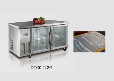 Cina Congelatore di frigorifero di Undercounter di due porte 240L, banco refrigerato di Saladette in vendita