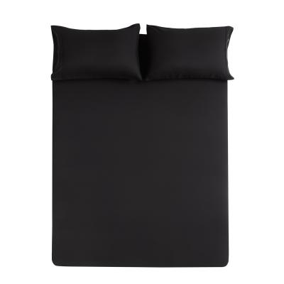 Cina Microfiber spazzolato il nero scuro stabilito del piumino di 3 pezzi per le camere da letto domestiche in vendita