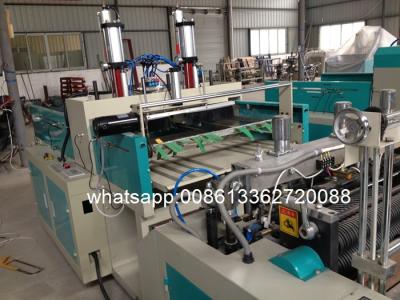 Cina Doppia linea ad alta velocità AUTOMATICA sacchetto di plastica della maglietta che fa prezzo a macchina in vendita