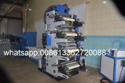 China Schnitt, fünf Farbflexographische Druckmaschine für klebende Papieraufkleber aufschlitzend zu verkaufen