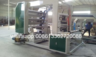 China PET/pp. Rollen-Papier Flexo-Druckmaschine durch Selbstspannungs-Steuerung zu verkaufen