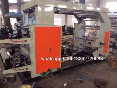 China Plastiktasche-/Farbe-Flexo-Druckmaschinen-Breite 900mm der Papier- Schalen-4 zu verkaufen