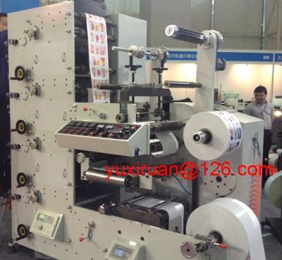 China Farbe 380v 50Hz der hohe Präzisions-automatische Aufkleber Flexo-Druckmaschinen-6 zu verkaufen