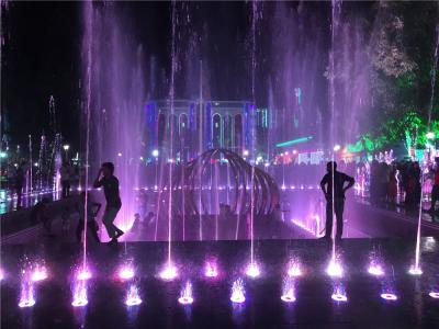중국 다채로운 LED 빛 바닥 물 분수 / 실내 사업용 분수 판매용