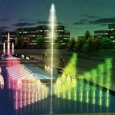 중국 프로그램 제어 LED 램프와 함께 휴대용 물 분수 판매용