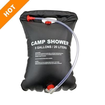 Cina 20L Outdoor Portable PVC Solar Shower Bag di acqua riscaldata per viaggi Beach Camping in vendita