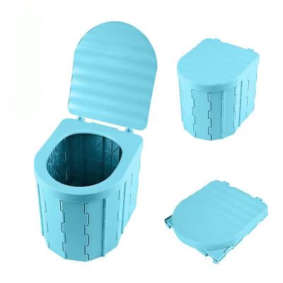 Cina Pagamento completo all'aperto Toilet pieghevole per campeggio ABS Plastica mobili Viaggi portabili Toliet in vendita
