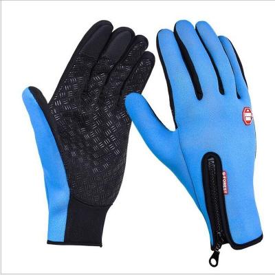 China Mountainbike Fietsen Handschoenen Full Finger Touch Screen Anti-Slip Windproof Racing Handschoen Te koop