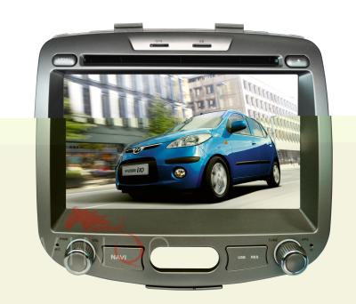 中国 車 GPS DVD プレイヤーの ブルートゥース BT のラジオが付いているヒュンダイ I10 のナビゲーション・システム 販売のため
