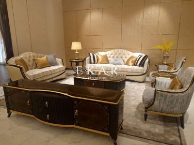 Китай Upholstery 7 Seater Italian Fabric Leather Sofa Set продается