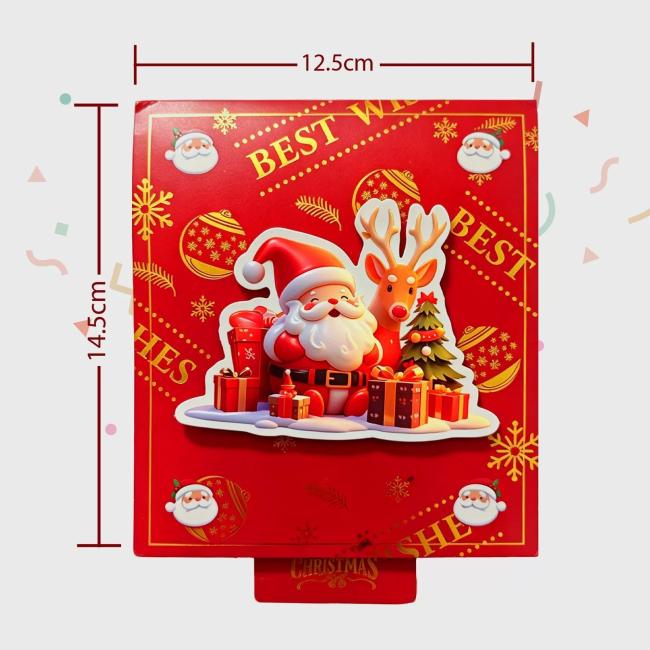 Holiday surprise money envelope structural demonstration