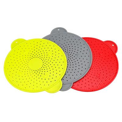 Κίνα 3 σε 1 φρουρά 246g Splatter λιπών σιλικόνης ασπίδων Splatter σιλικόνης με τις λαβές προς πώληση