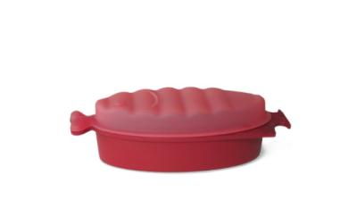 China Tipo silicone dos peixes que cozinha o ODM do OEM do navio do arroz da micro-ondas do navio 480ML à venda