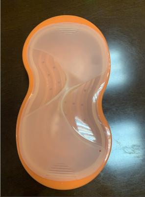 China Navio do silicone da micro-ondas de 800ML 1200ML resistente ao calor para cozinhar à venda