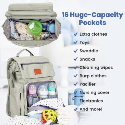Chine Sac de couche pour bébé sur mesure avec coussin de changement Sac de voyage pour nouveau-né à vendre